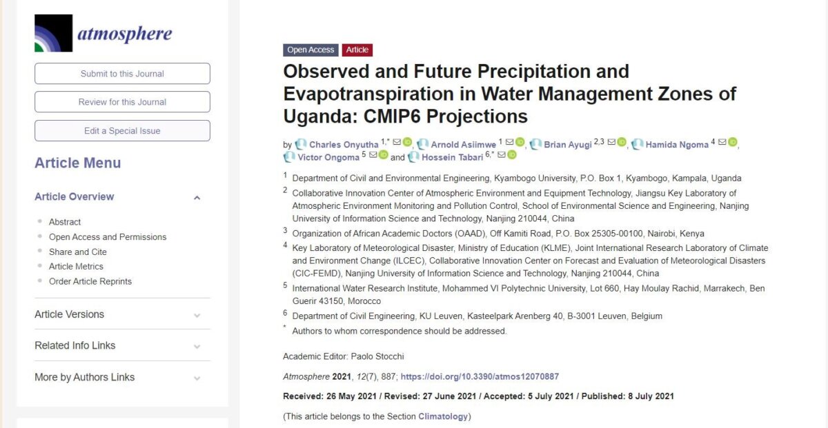 Publications – Global Organization of African Academic Doctors (OAAD)