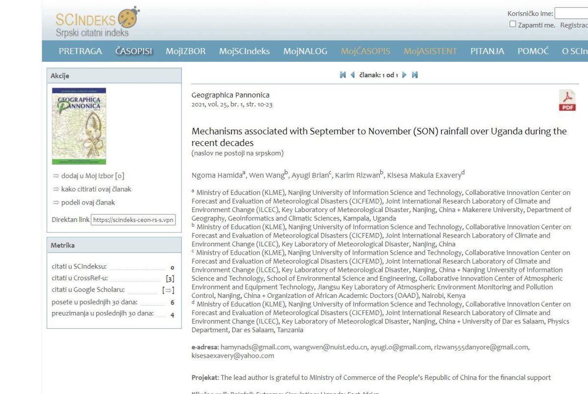 Publications – Global Organization of African Academic Doctors (OAAD)